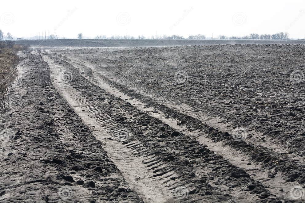 Plough land stock photo. Image of cultivate, texture, cultivated - 9662482