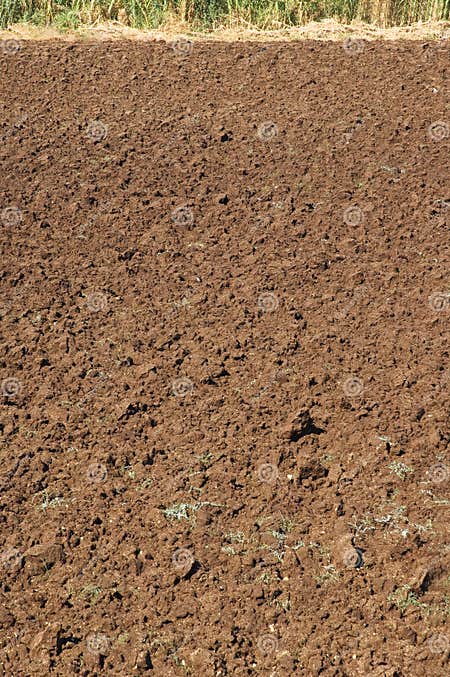 Ploughed earth stock photo. Image of rural, land, agriculture - 8961322