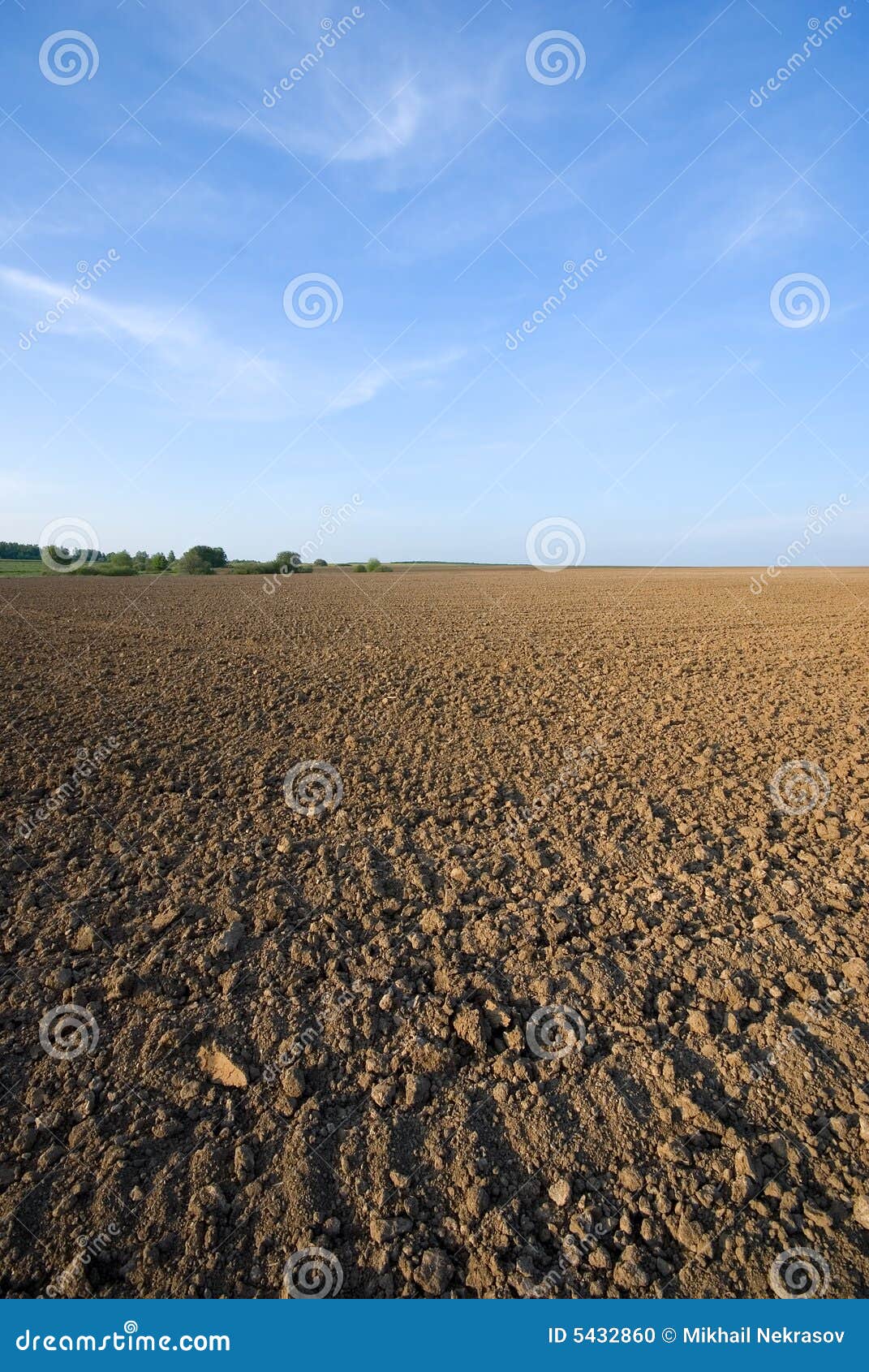 Ploughed field stock photo. Image of barren, landscape - 5432860