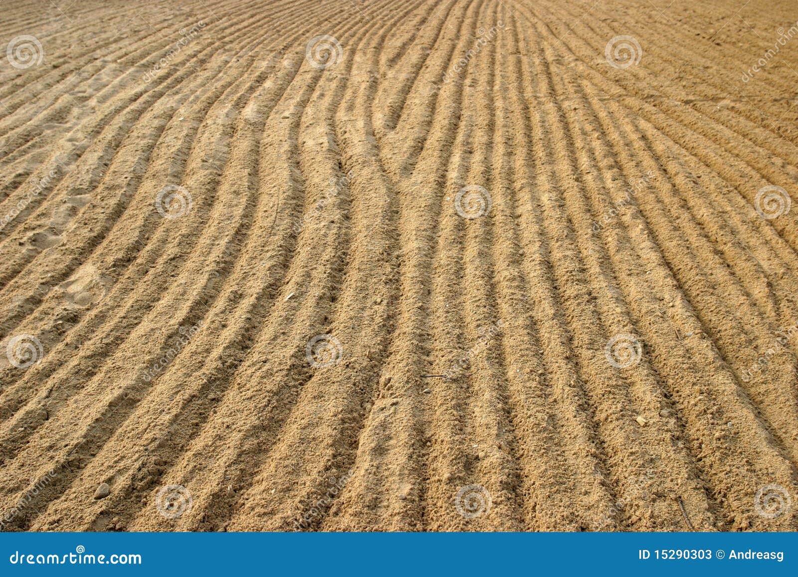 Ploughed sand stock image. Image of dirt, nature, ground - 15290303