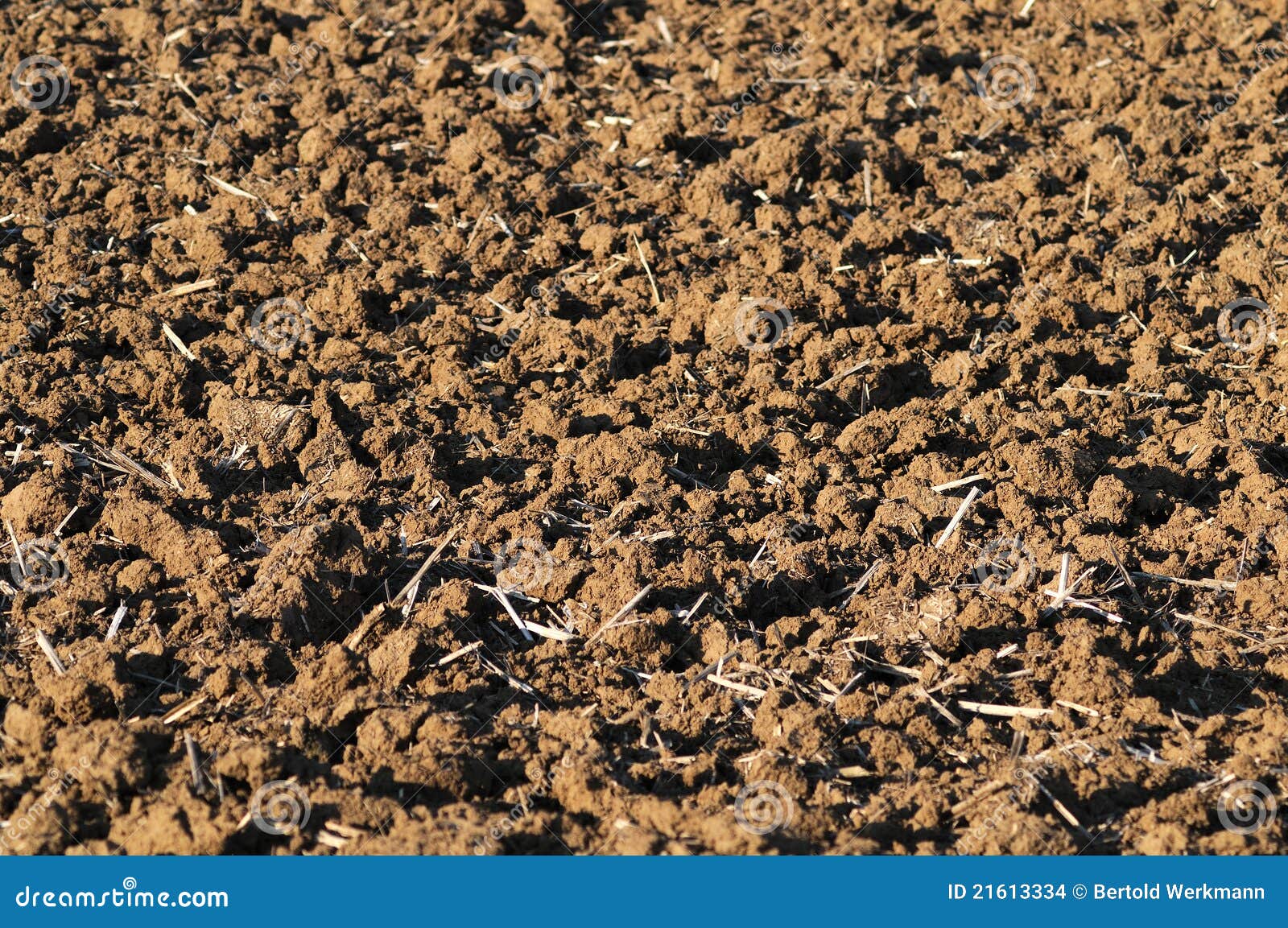 Ploughed soil stock photo. Image of landscape, clod, plugged - 21613334