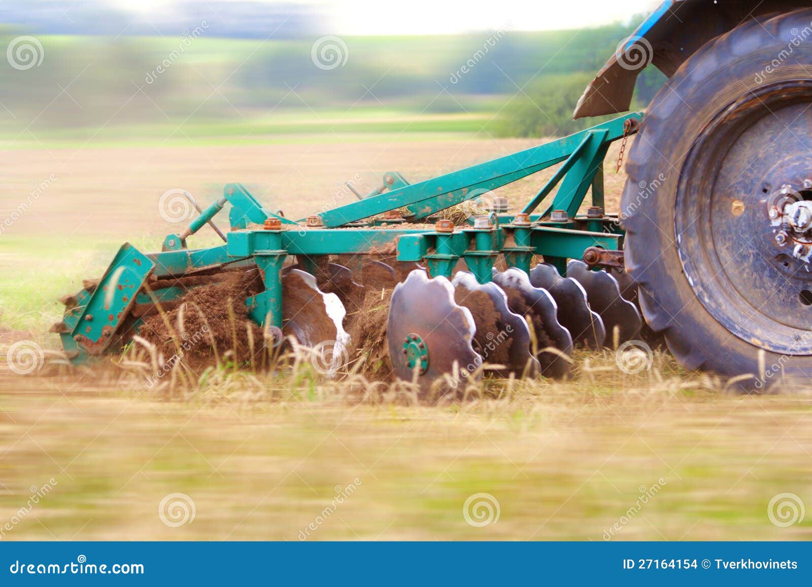 Ploughing the field stock photo. Image of harvesting - 27164154