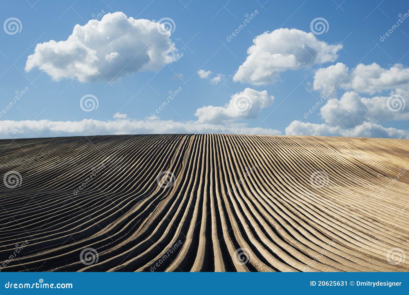 Plow stock image. Image of country, field, furrow, texture - 20625631
