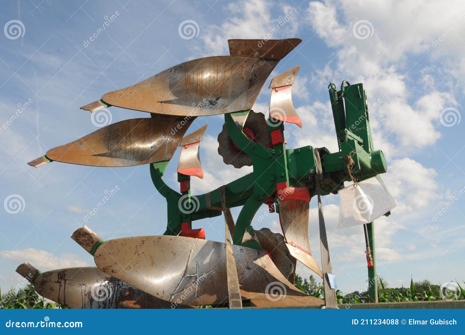 Plow As a Tool for the Field Work Stock Photo - Image of topsoil ...