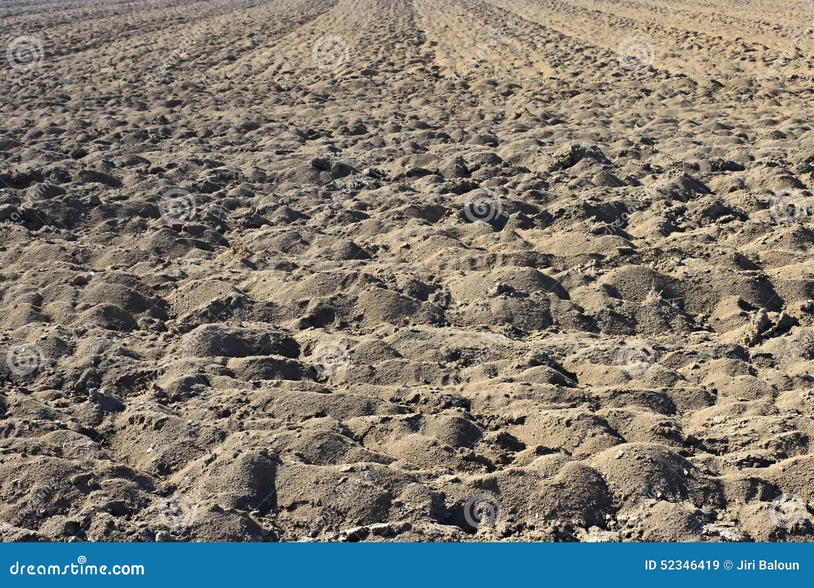Plowed field stock image. Image of farming, tillage, rock - 52346419