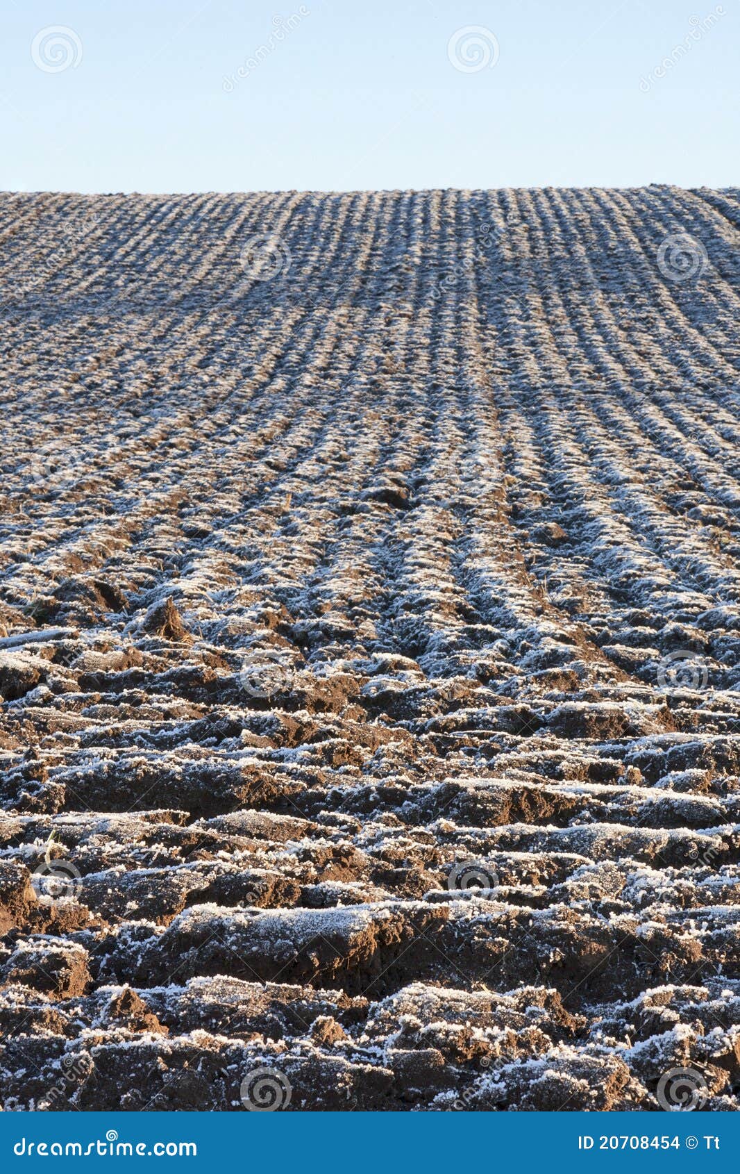 Plowed fields stock photo. Image of countryside, brown - 20708454