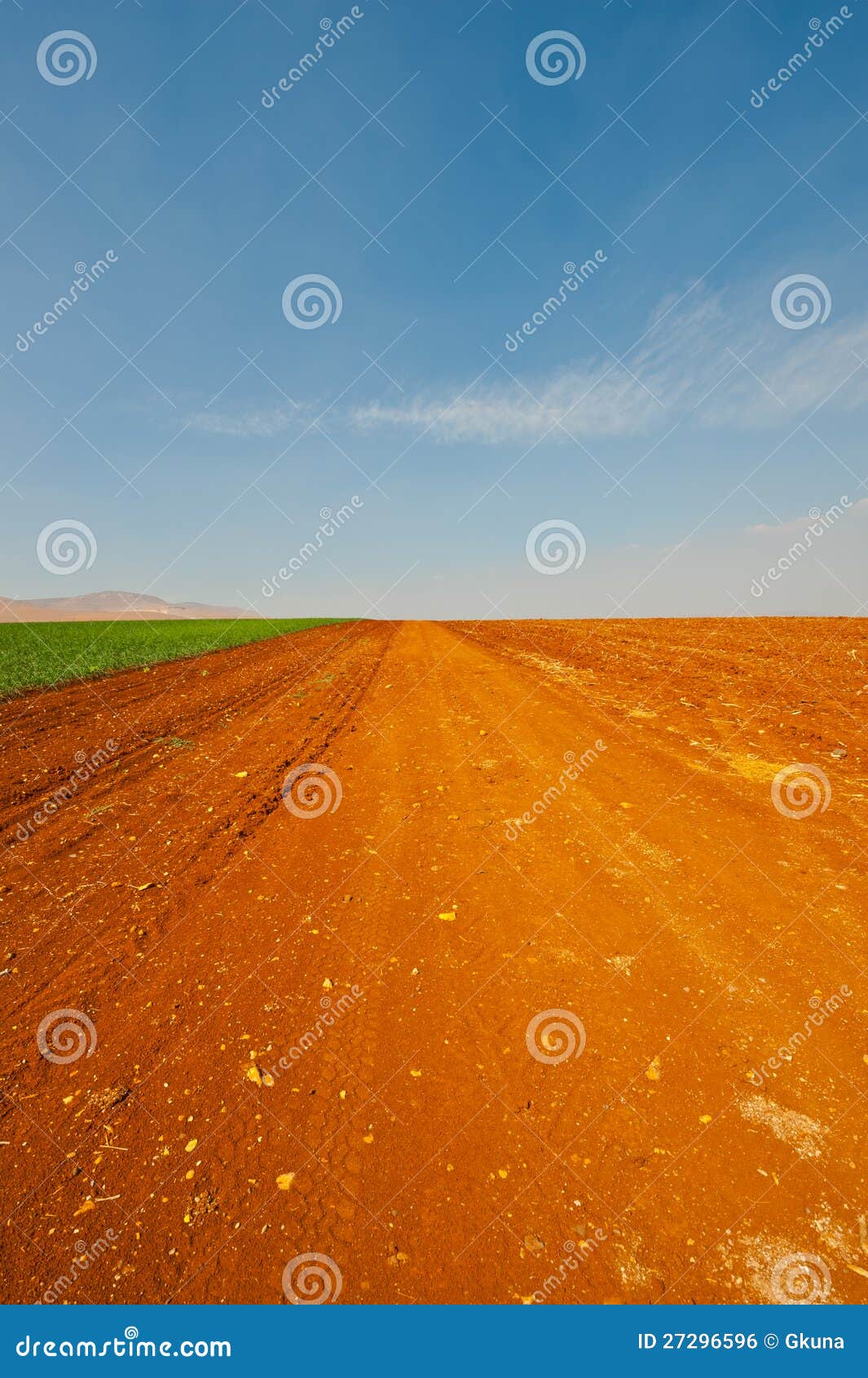Plowed Fields stock photo. Image of mountain, agriculture - 27296596