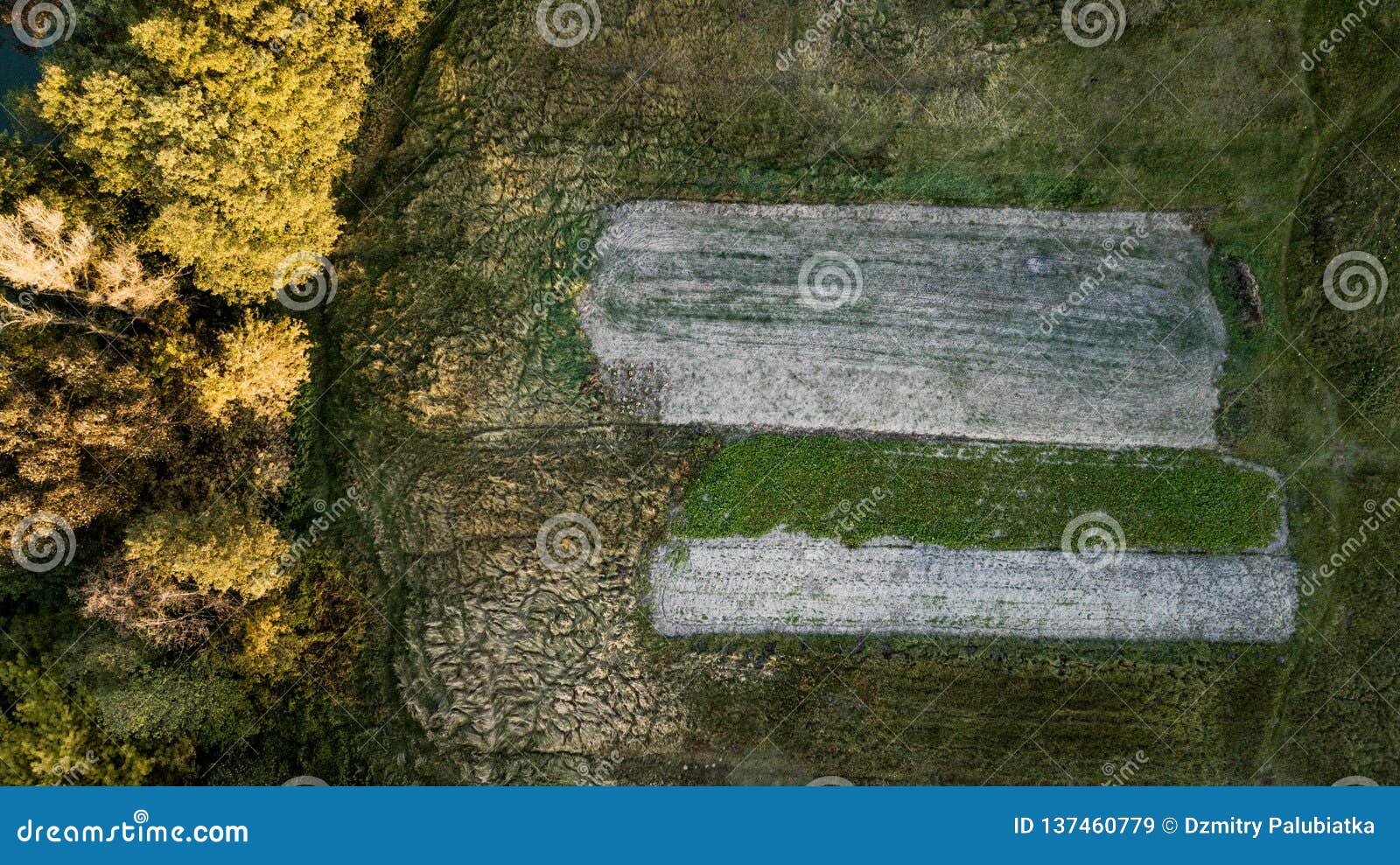 Plowed Fields Top View. Bird`s Eye View Stock Image - Image of belarus ...
