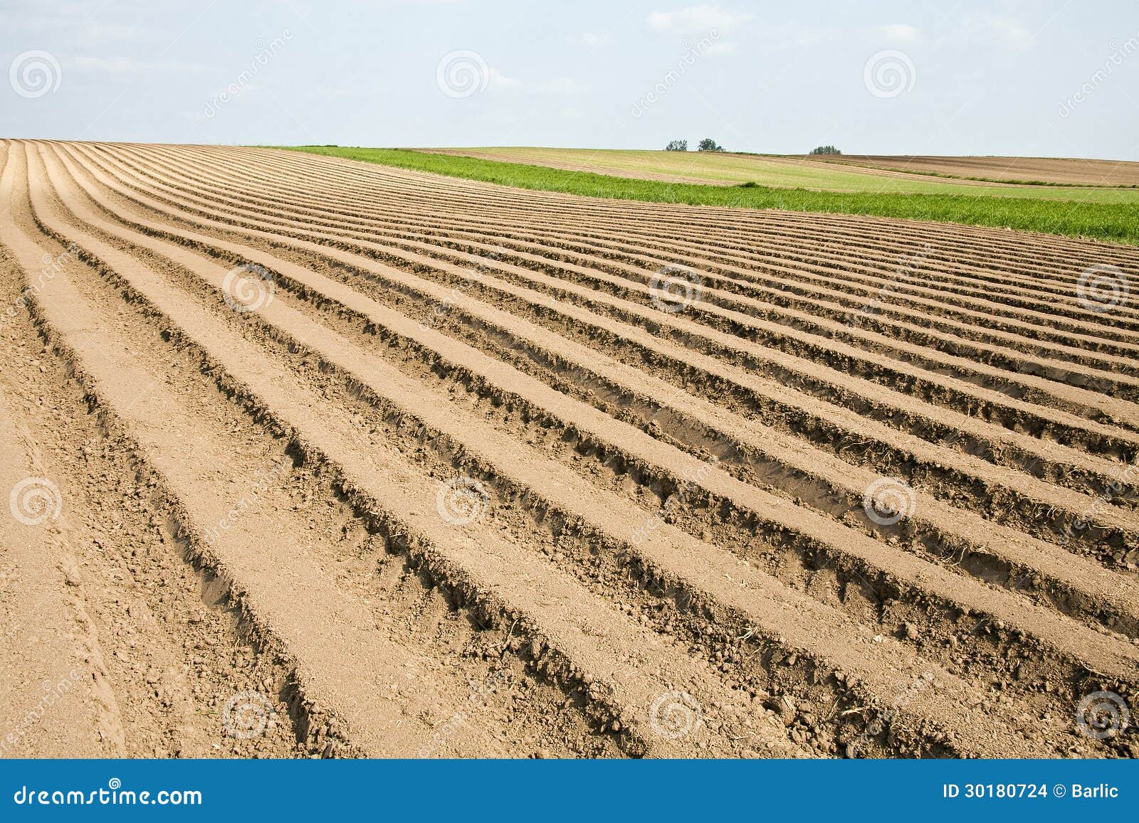 Plowed field stock photo. Image of agricultural, europe - 30180724