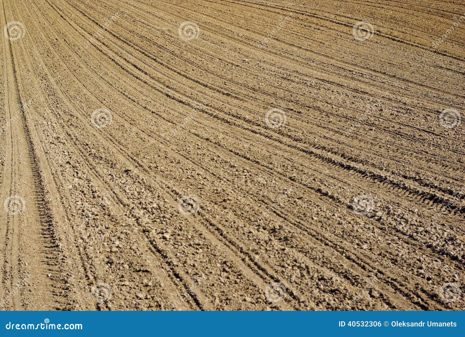 Plowed Land on the Field during Agricultural Work Stock Photo - Image ...