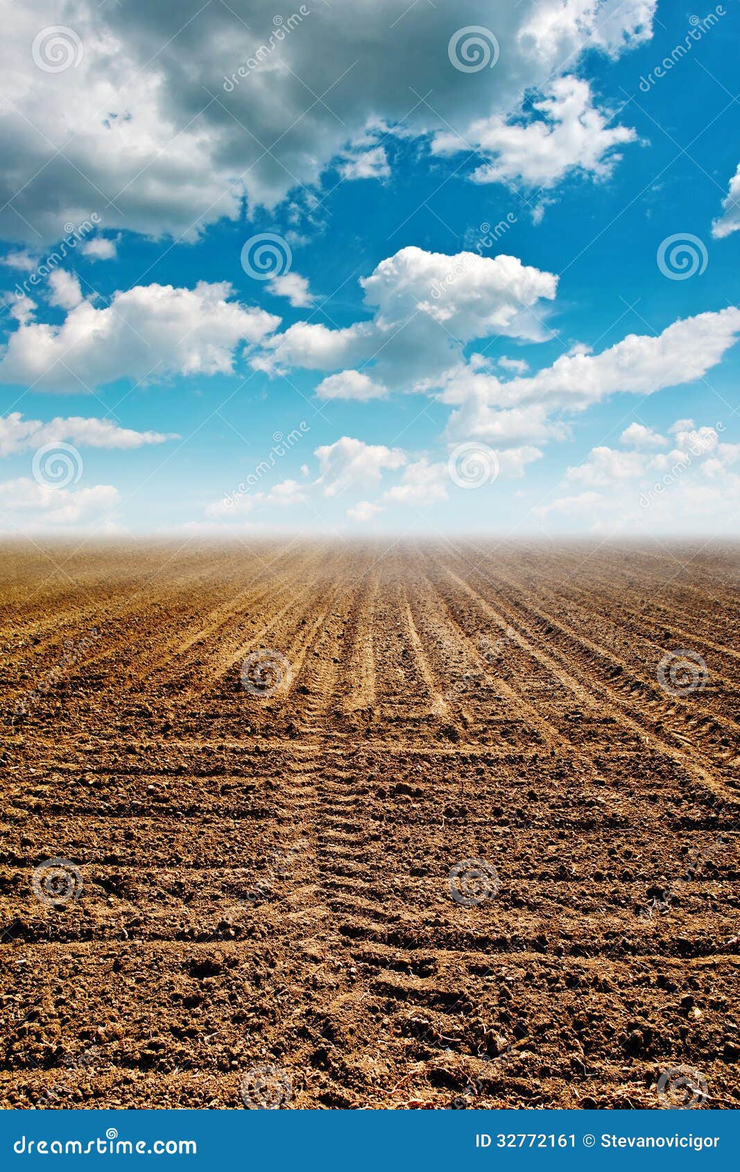 Plowed land stock image. Image of arable, rural, nature - 32772161