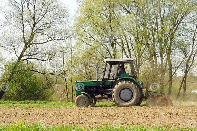 Plowing stock photo. Image of machinery, farming, nature - 2343718