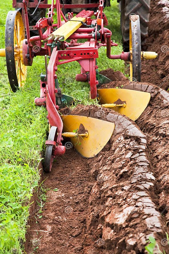 Plowing Field stock image. Image of field, backdrop, furrow - 24680645