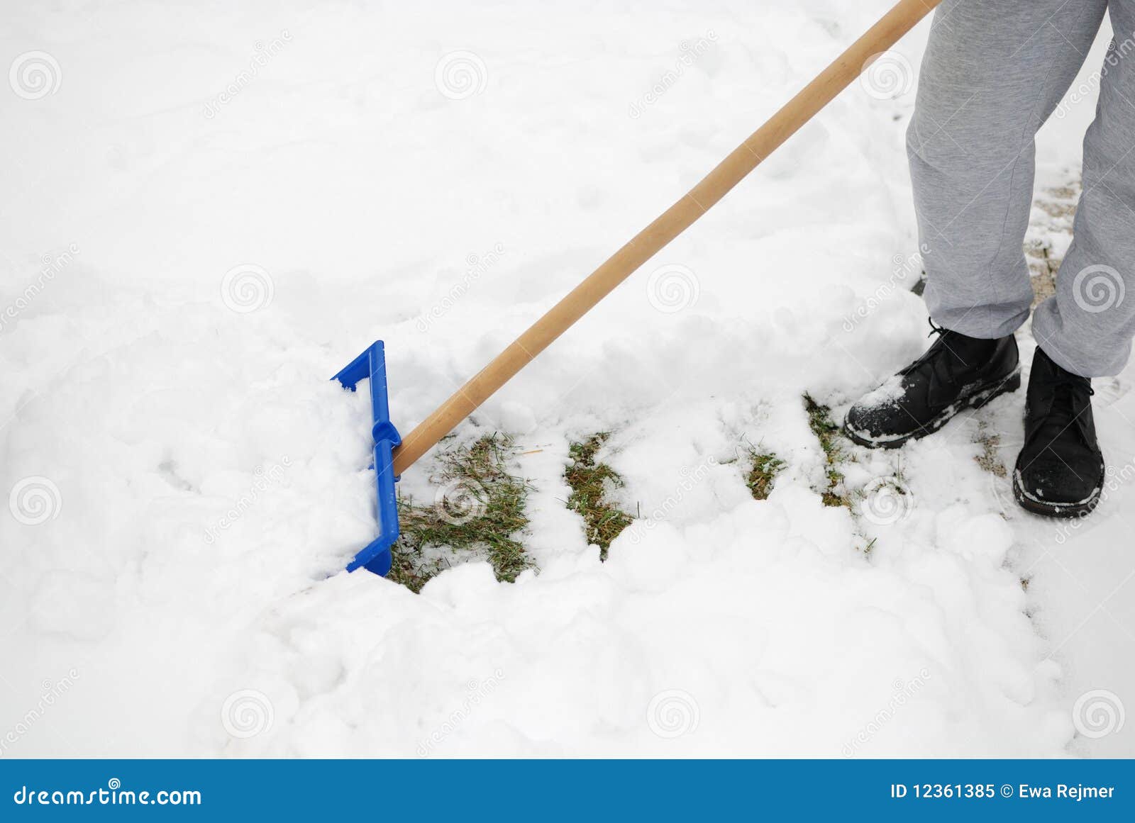 Plowing Snow stock image. Image of white, clear, plough - 12361385