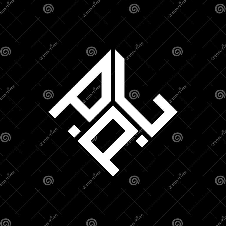 PLP Letter Logo Design on Black Background. PLP Creative Initials ...