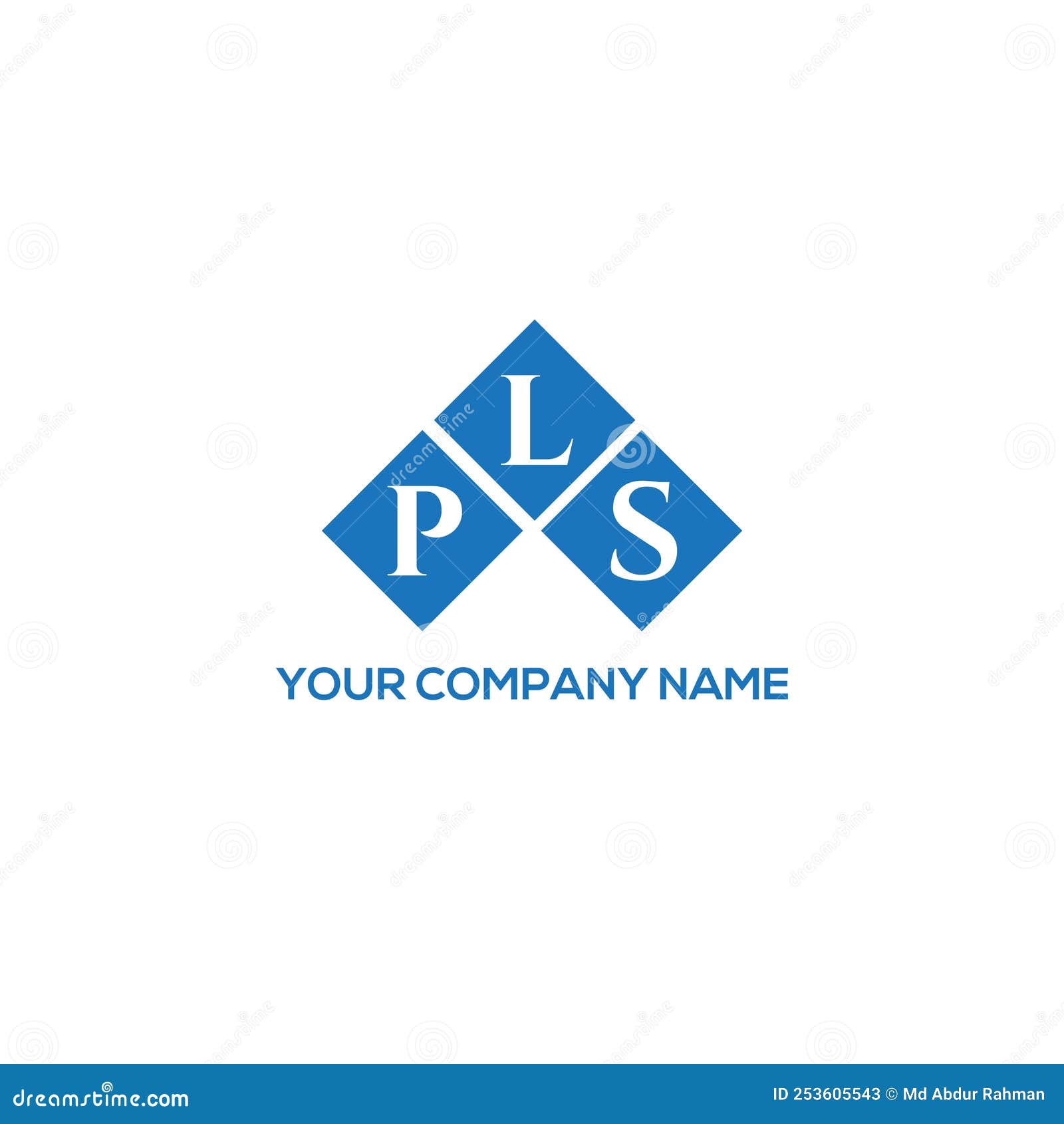 PLS Letter Logo Design on WHITE Background. PLS Creative Initials ...
