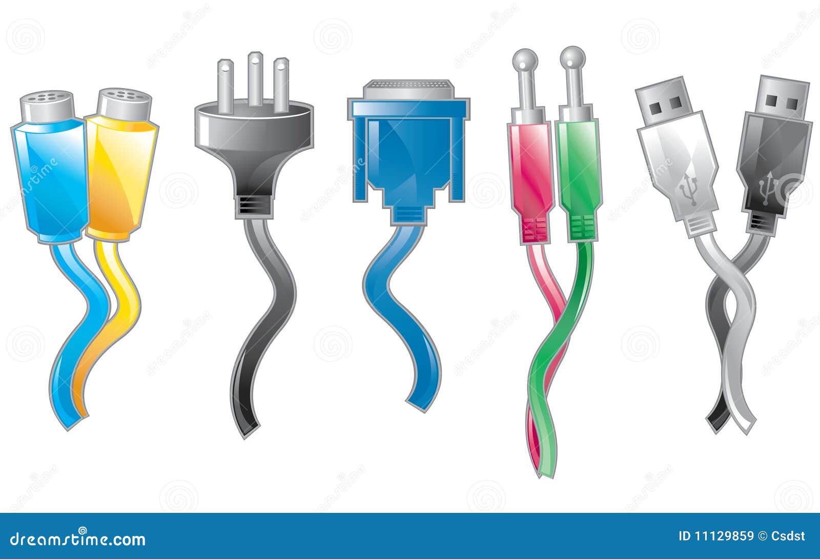 Plug stock vector. Illustration of design, plug, electronic - 11129859