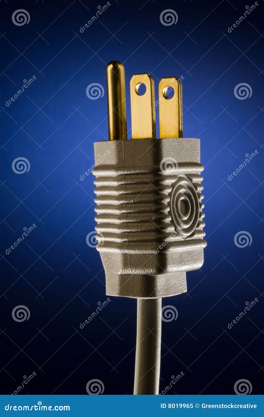 Plug stock image. Image of cord, electrical, prongs, three - 8019965
