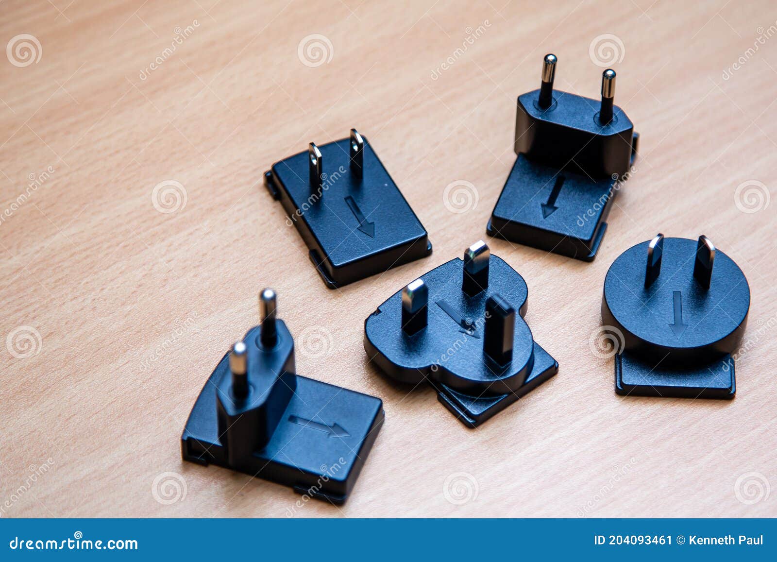 Plug Adaptors for Different Countries Stock Image - Image of equipment ...