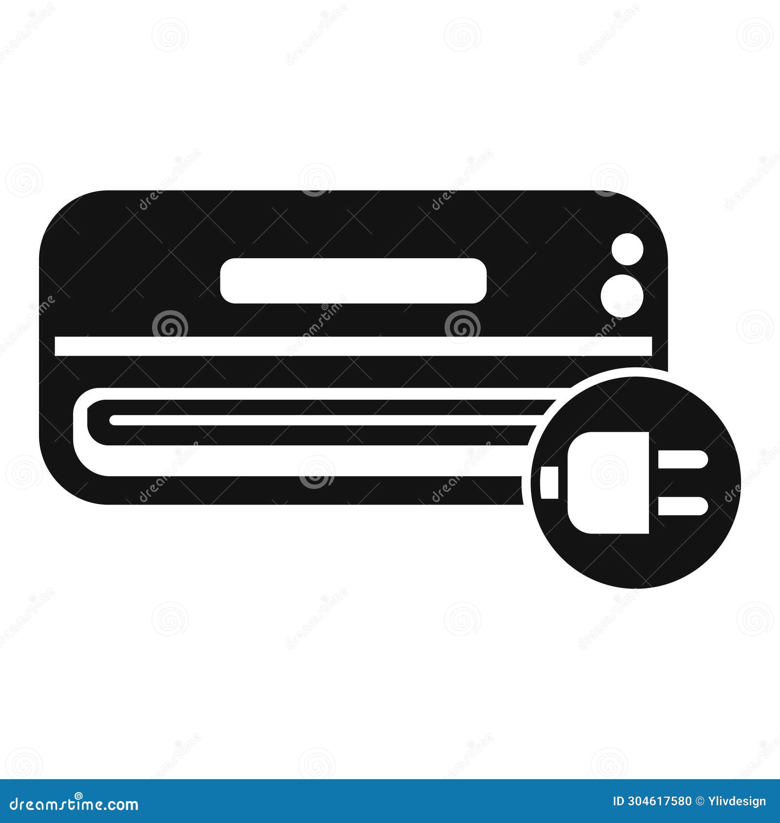 Plug Air Conditioner Icon Simple Vector. Filter Clean Master Stock ...