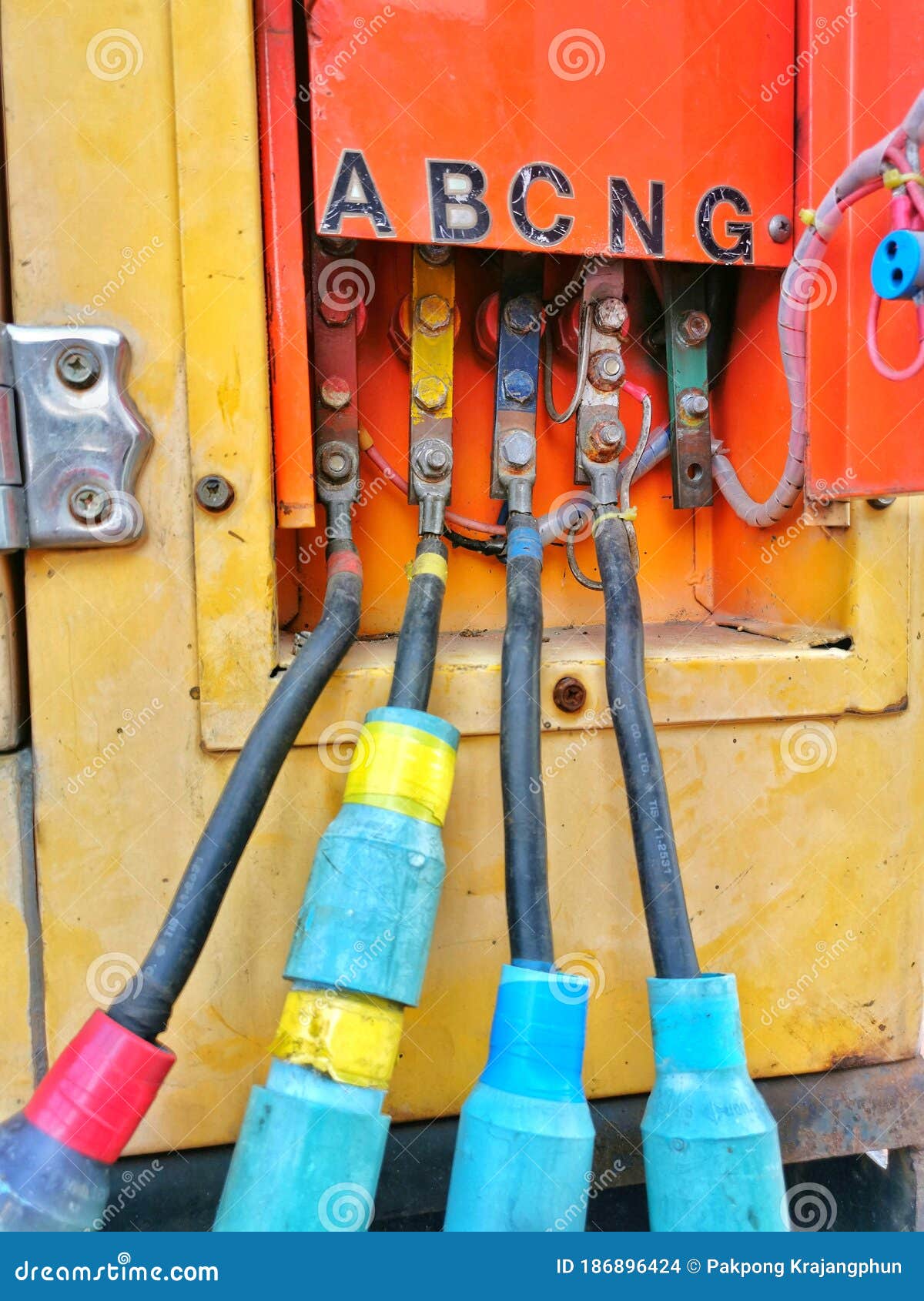 Plug and Cable, Electric Charging Port. Stock Photo - Image of spare ...