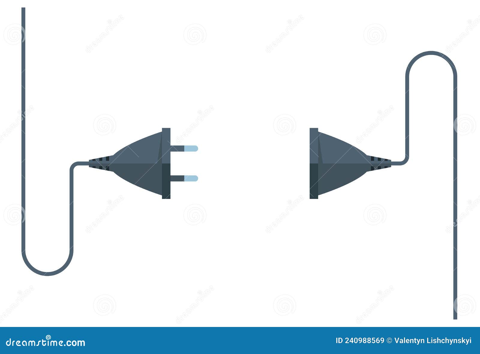 Plug Cable Vector Icon. Power Socket. Vector Illustration Stock Vector ...
