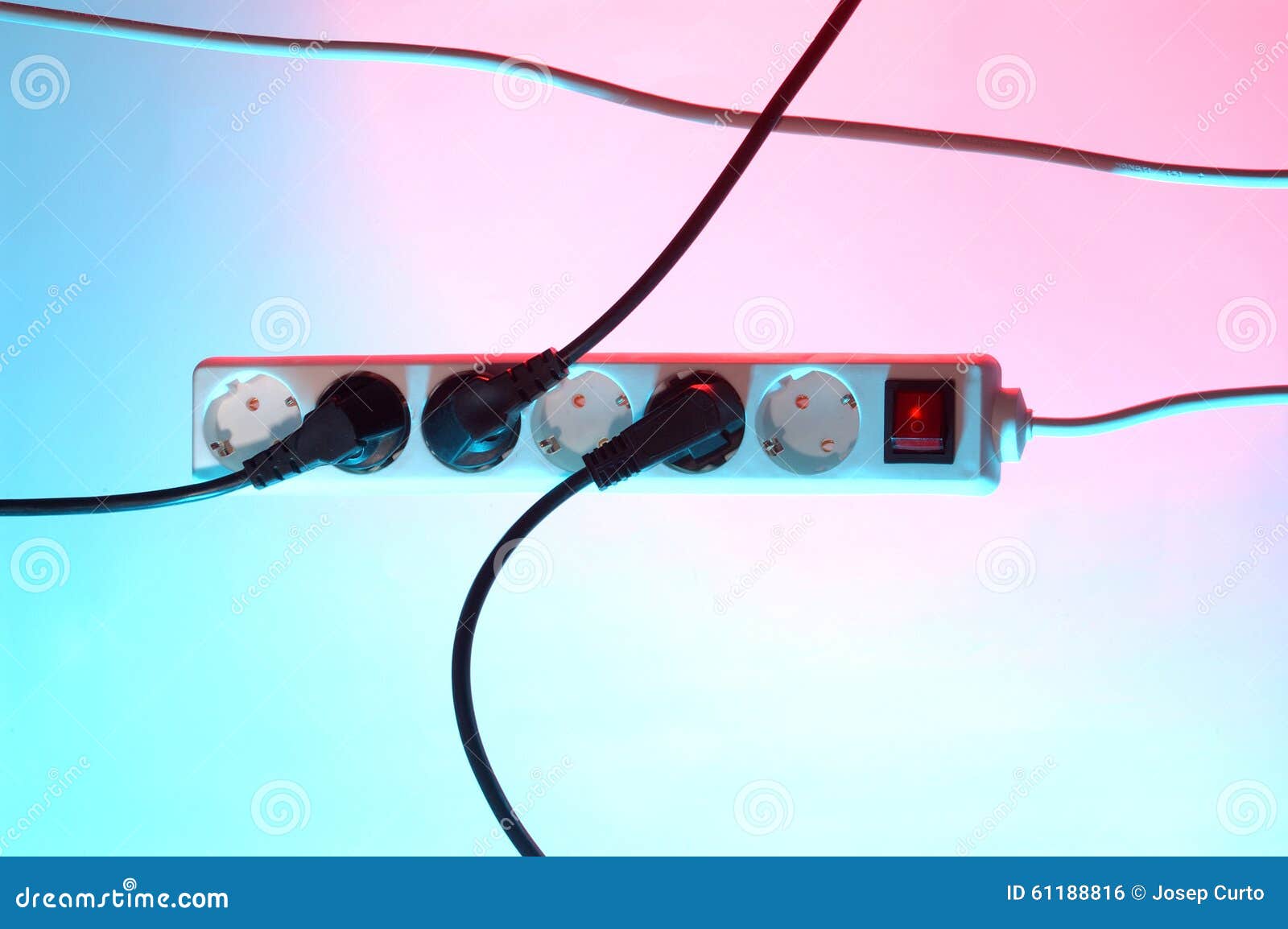 Plug with a Colorful Background Stock Photo - Image of energy, growth ...