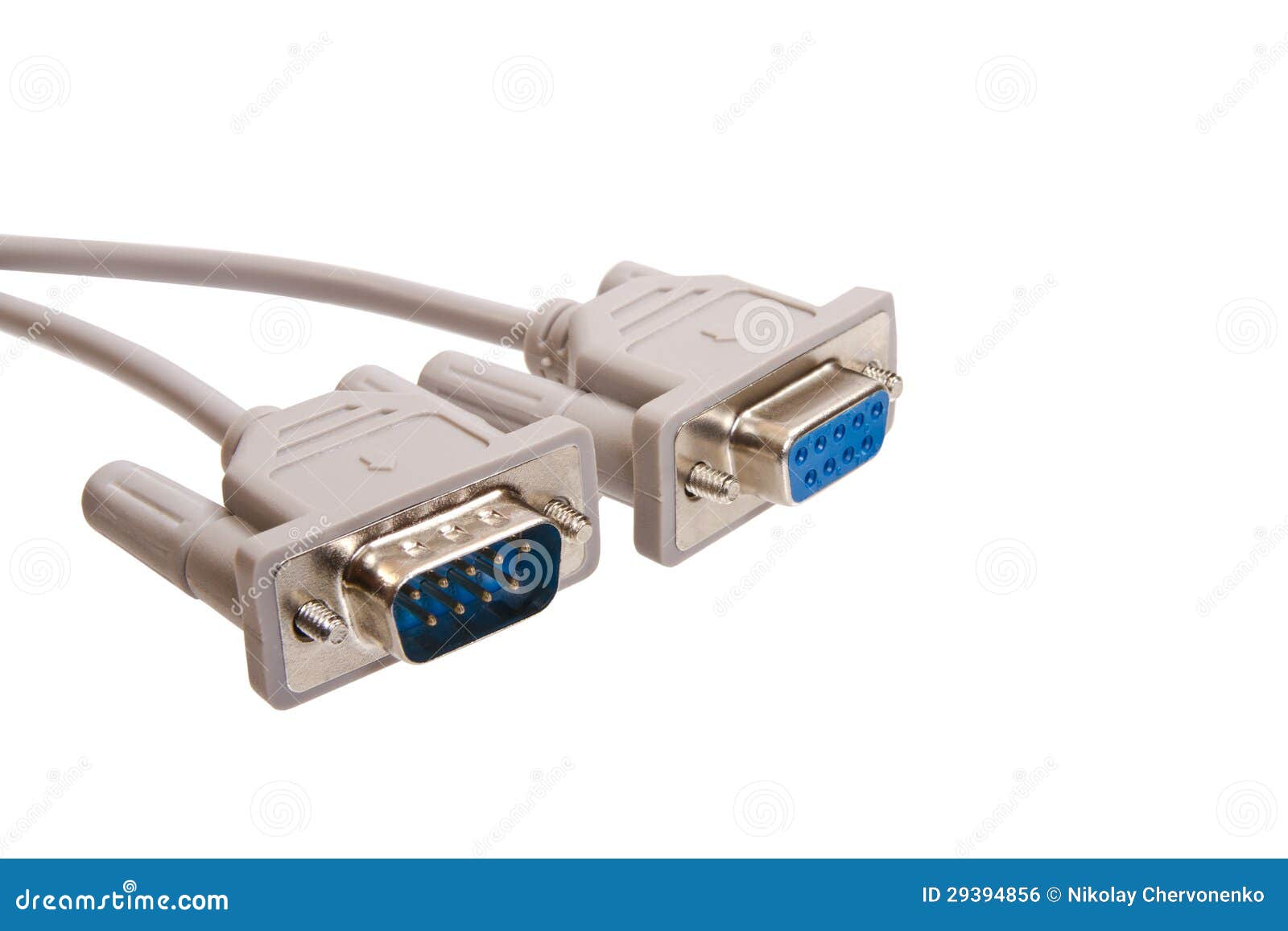 The Plug for Connections of Computers Stock Photo - Image of cable ...