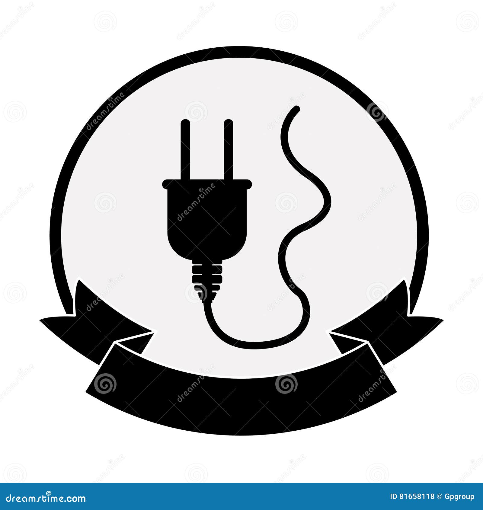 Plug design stock illustration. Illustration of charger - 81658118
