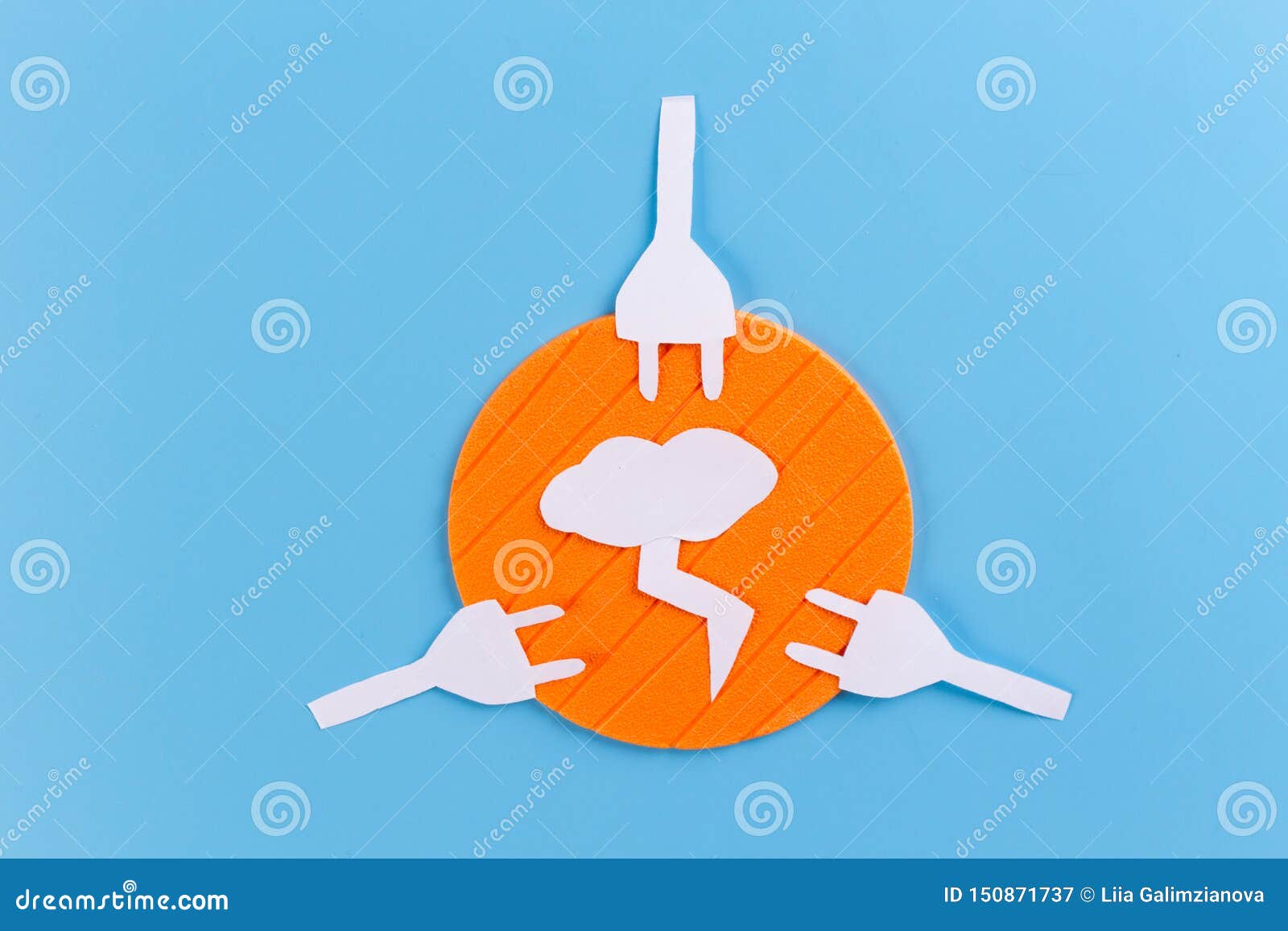 Plug and electric socket stock image. Image of cartoon - 150871737