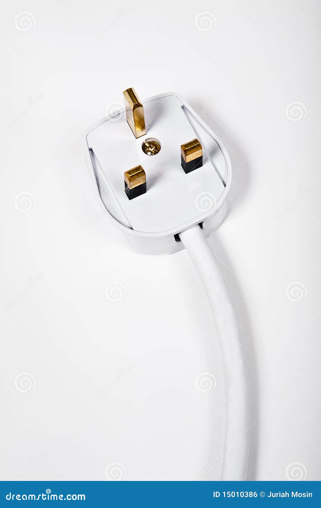 Plug Head On White Background Royalty Free Stock Image - Image: 15010386