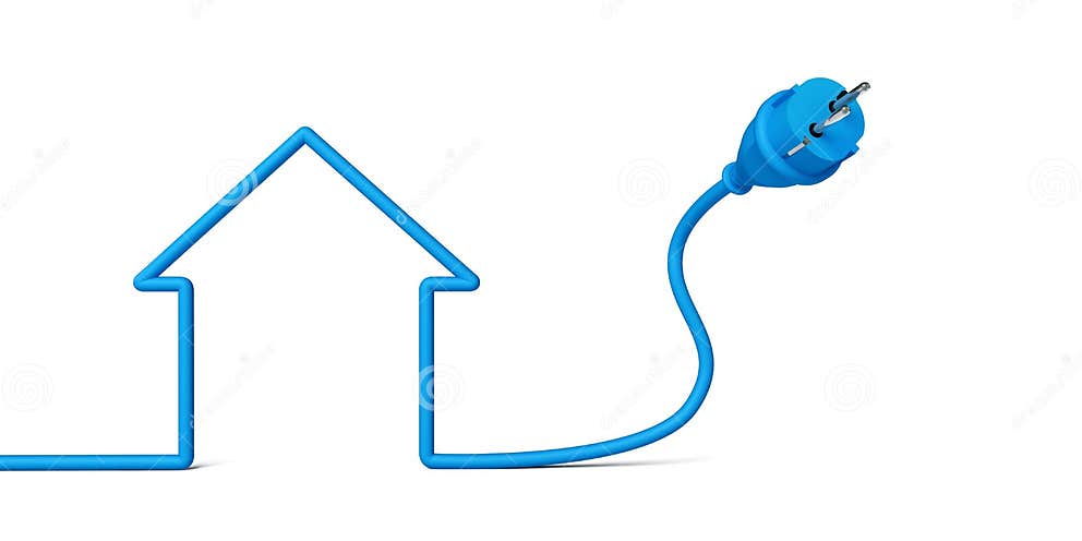 Plug house stock illustration. Illustration of ecology - 36690333