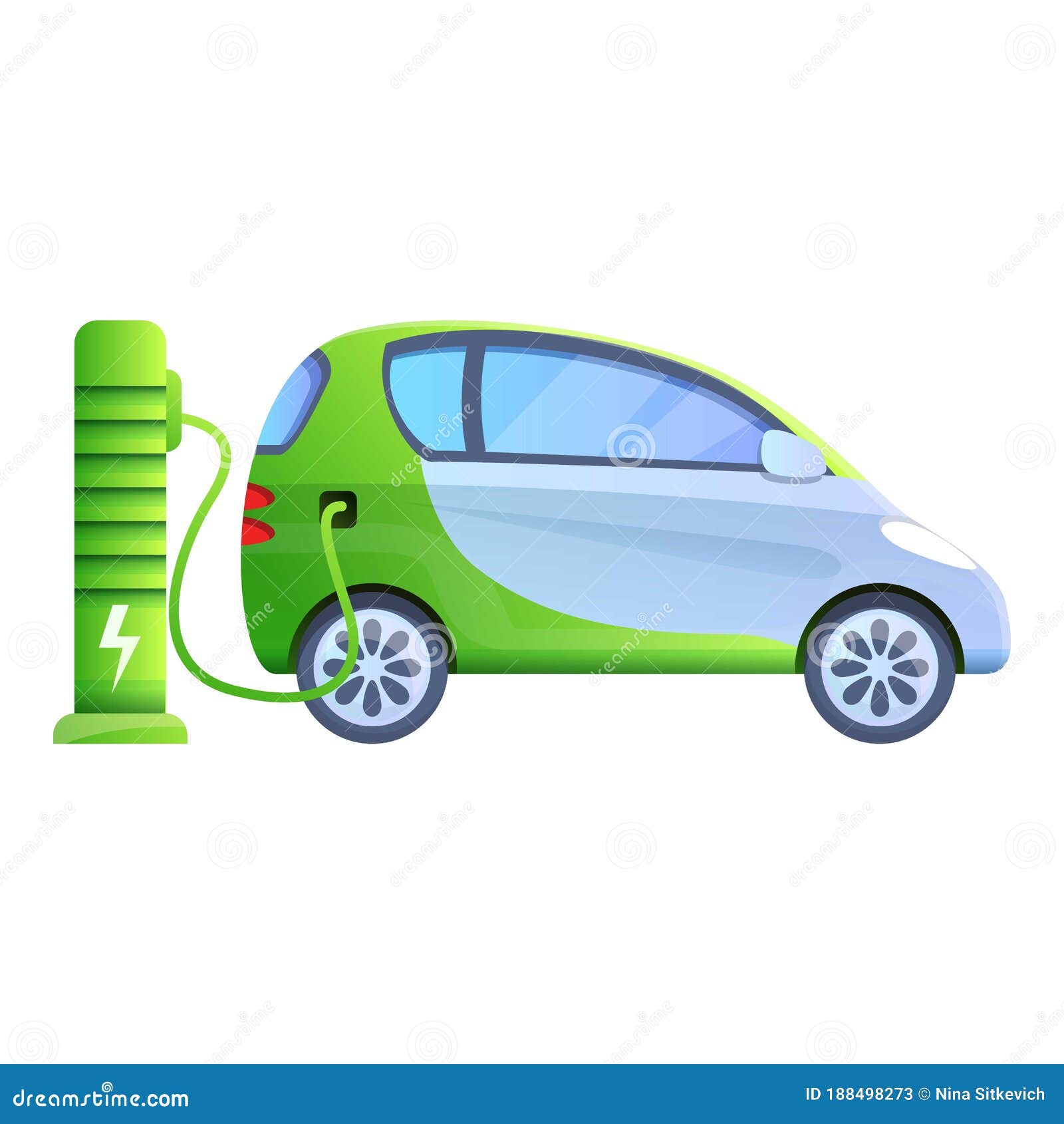 Plug-in Hybrid Electric Vehicle PHEV Engine Icon On White Background ...