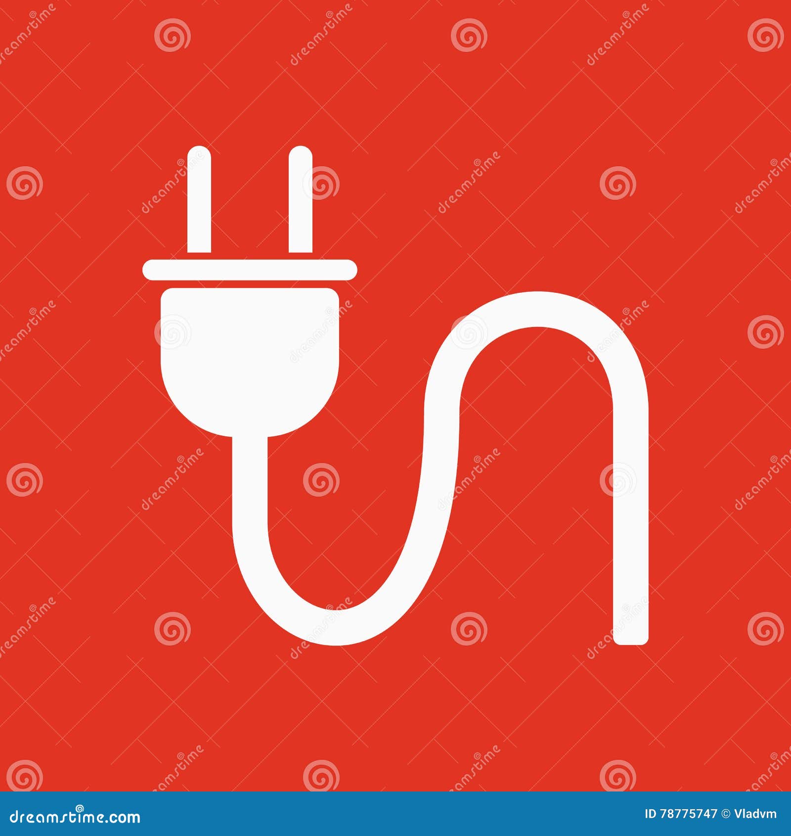 The Plug Icon. Electric Symbol Stock Vector - Illustration of power ...