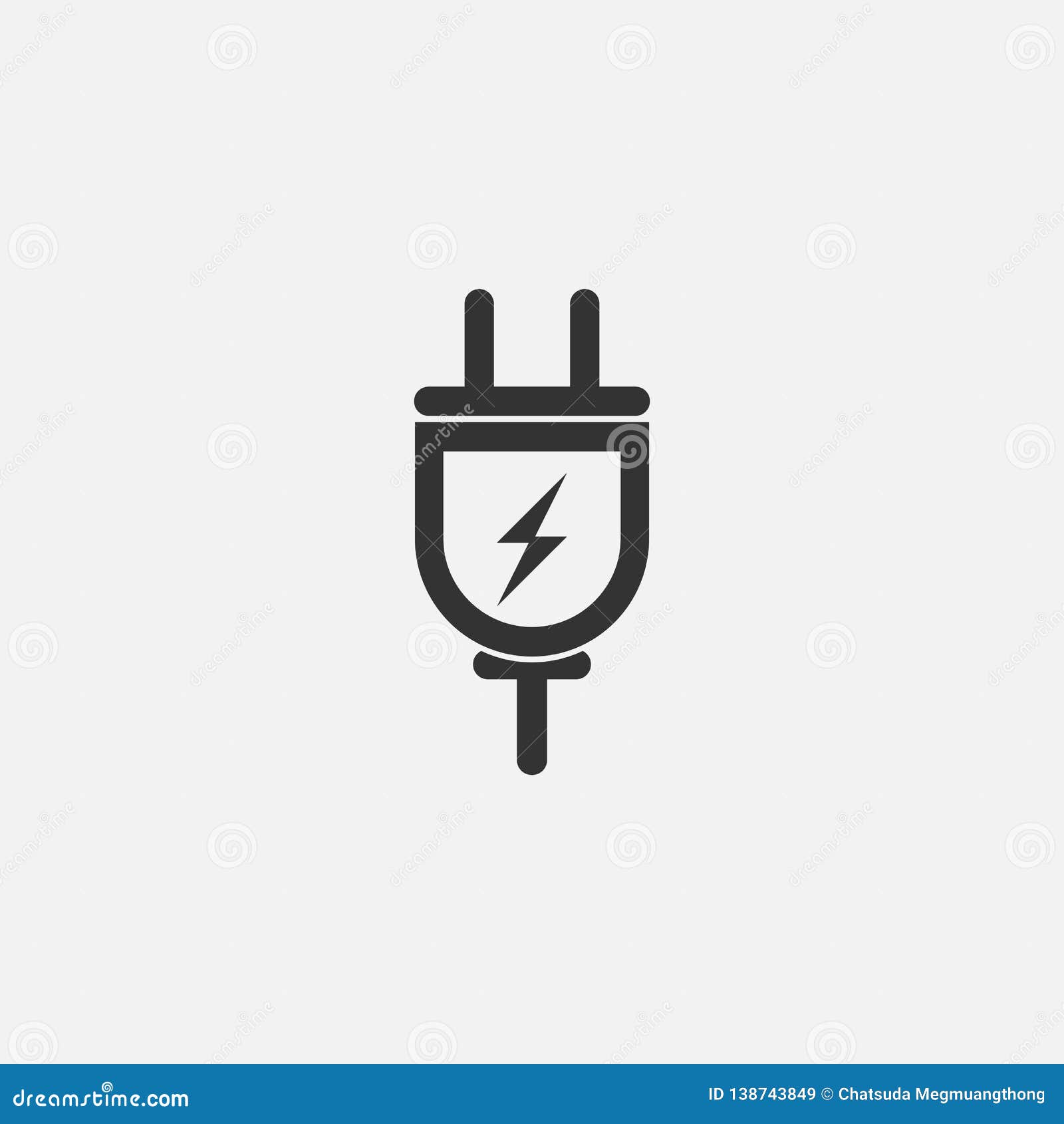 Plug Icon, Electricity, Energy, Electric Stock Vector - Illustration of ...