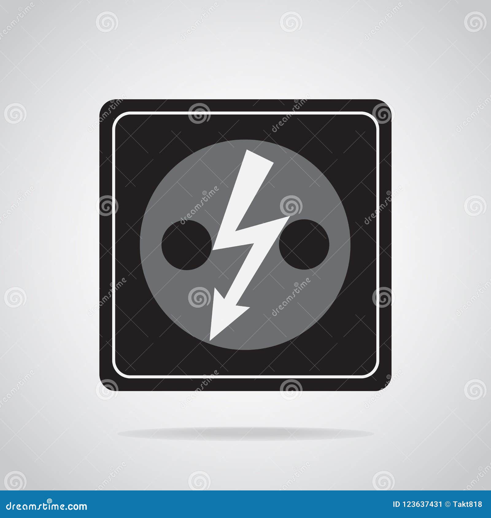 Plug Icon, Socket Icon Sign Stock Vector - Illustration of socket ...