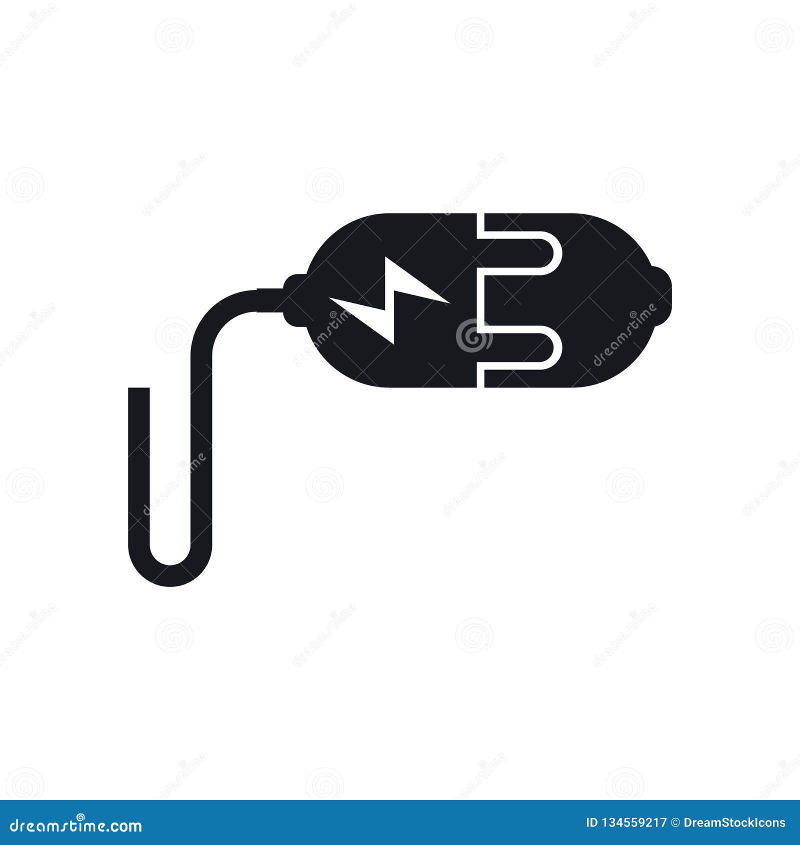 Plug Icon Vector Sign and Symbol Isolated on White Background, Plug ...