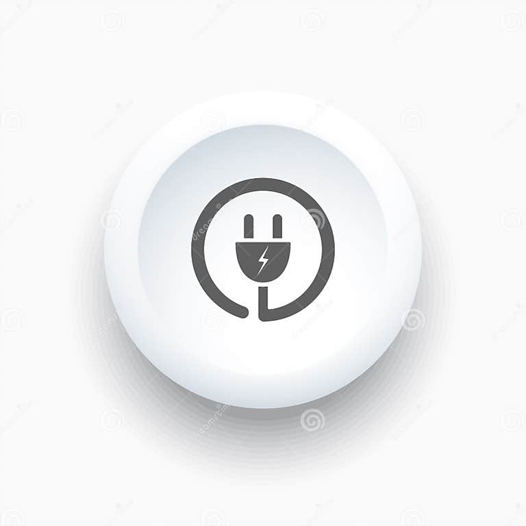 Plug icon stock vector. Illustration of energy, plug - 87996375