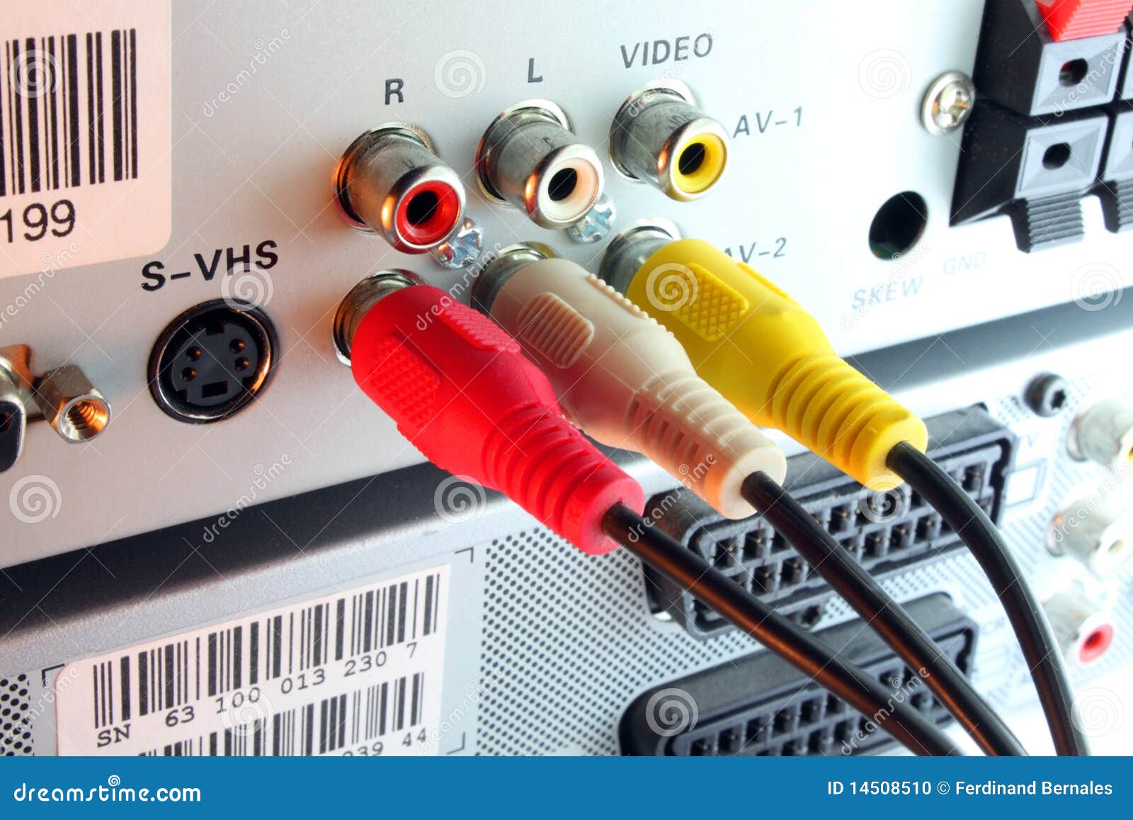 Plug Ins stock photo. Image of player, electronics, conectivity - 14508510