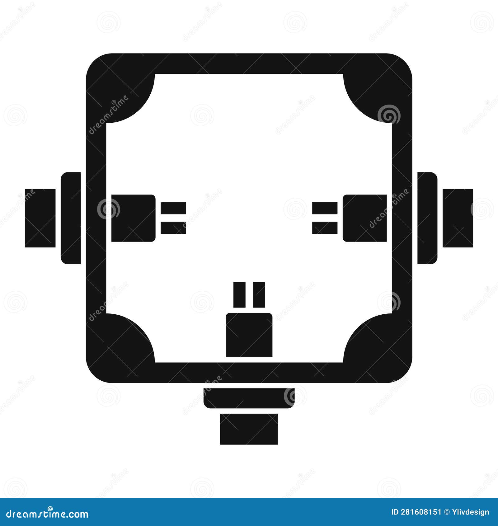 Plug Junction Box Icon Simple Vector. Electric Switch Stock ...
