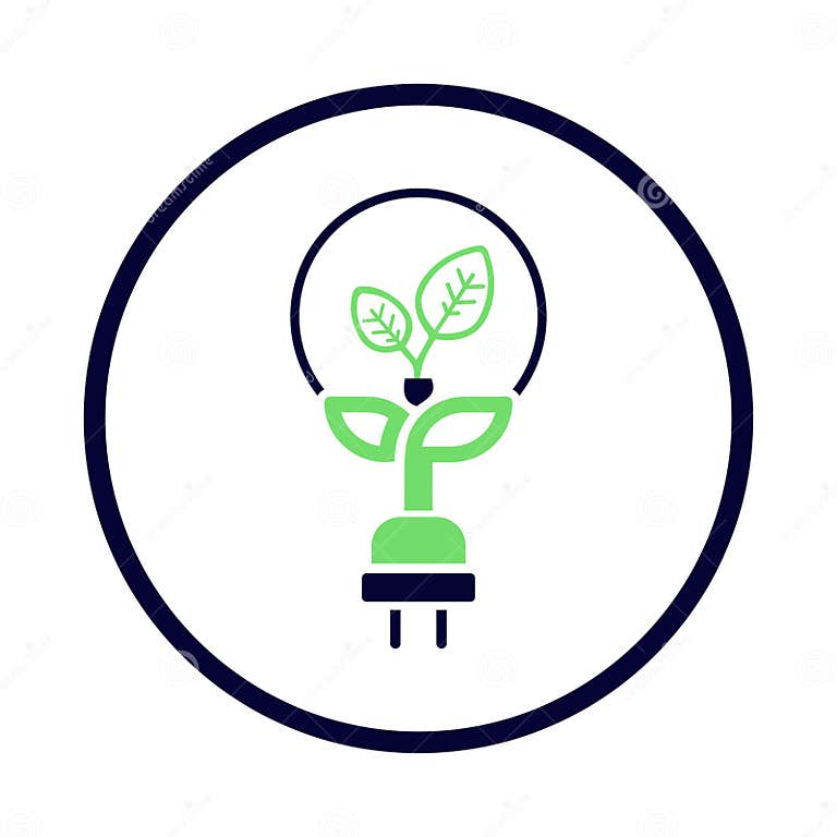 Plug, Leaf, Plant, Tree, Eco Plug, Plug with Leaf Icon Stock ...