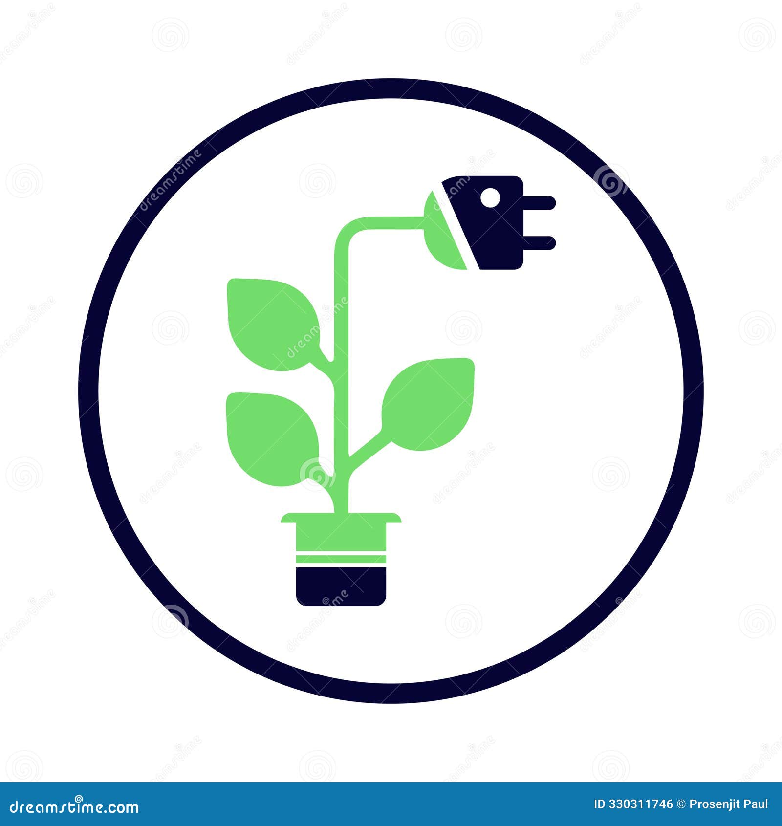 Plug, Leaf, Plant, Tree, Eco Plug, Plug with Leaf Icon Stock Vector ...