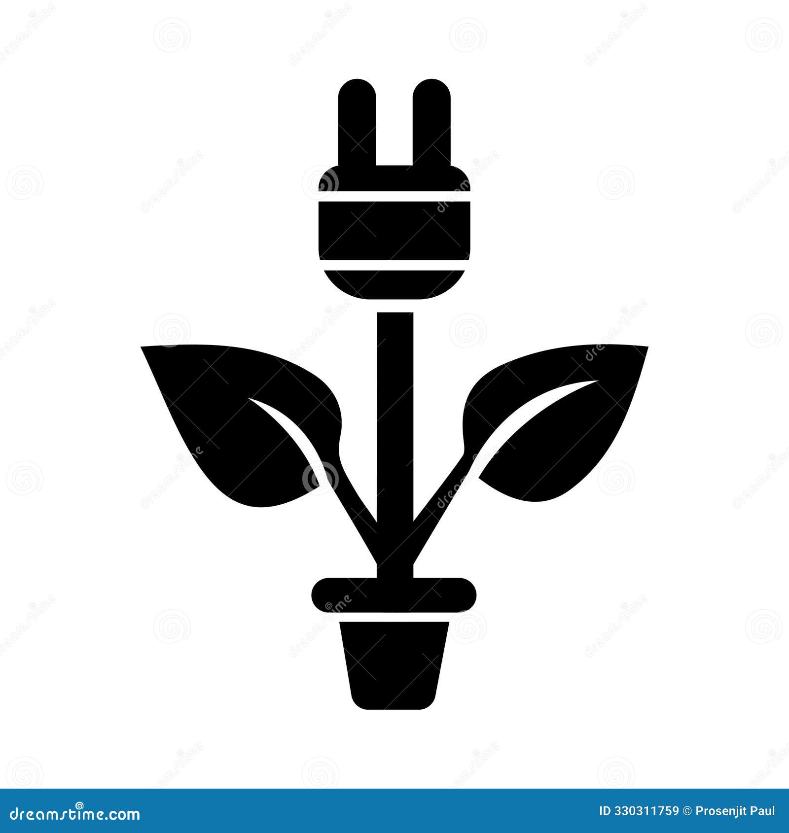 Plug, Leaf, Plant, Tree, Eco Plug, Plug with Leaf Icon Stock ...