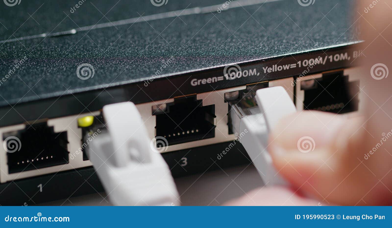 Plug in internet switch stock image. Image of digital - 195990523