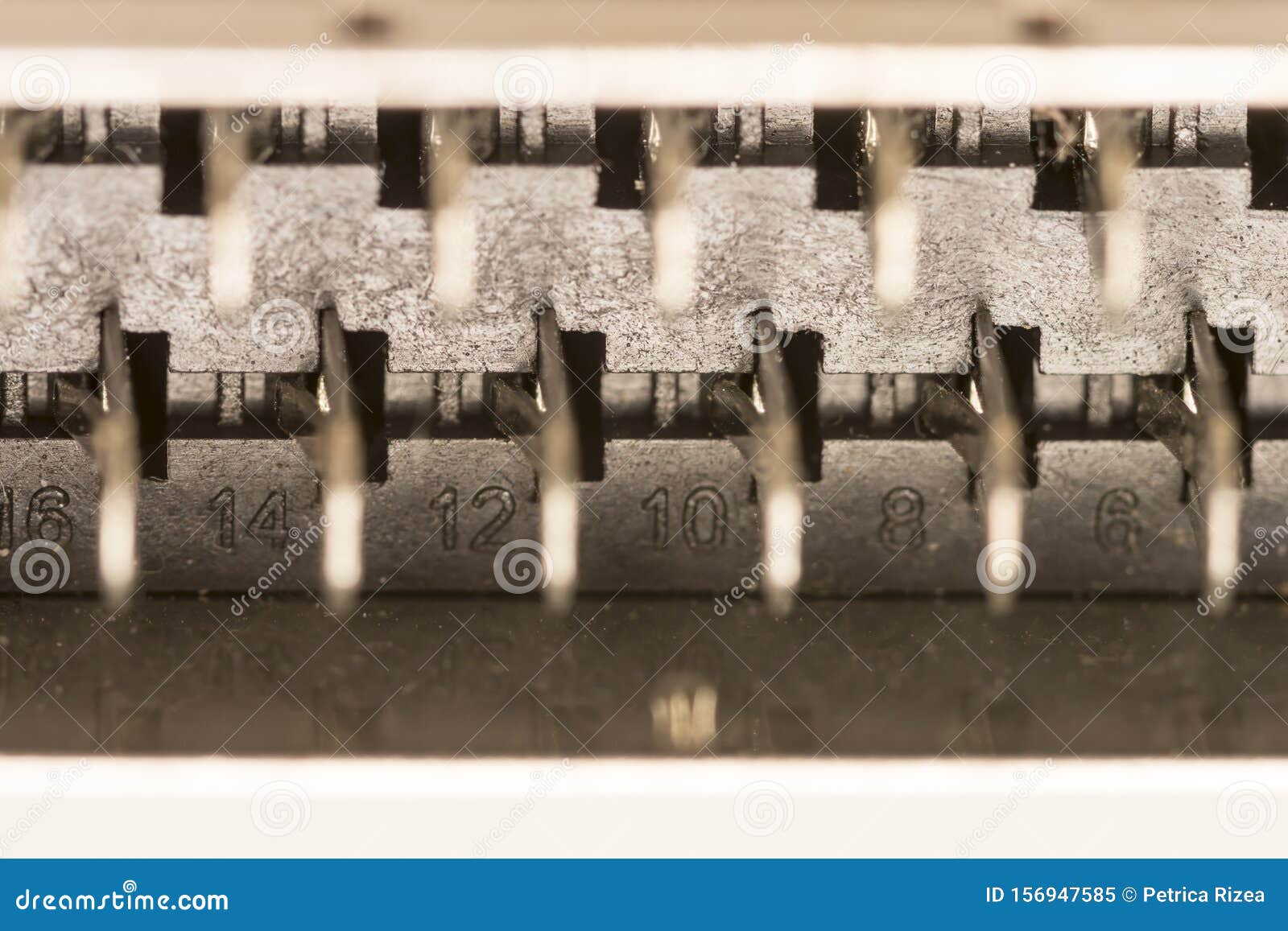 Closeup Of Electric Current Fuses Pile With Colored Bokeh In Blur ...