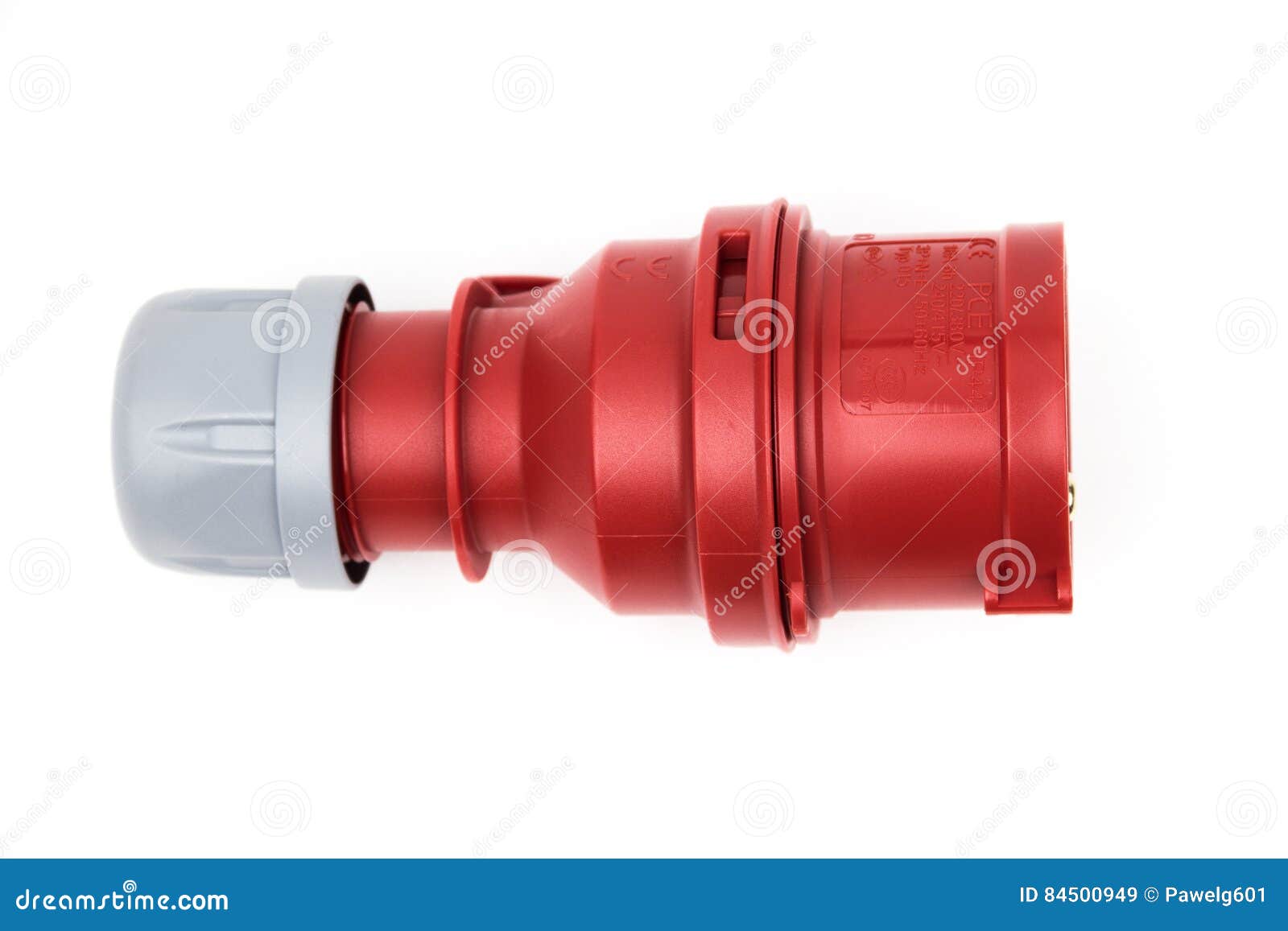 The plug power three-phase stock image. Image of electrical - 84500949