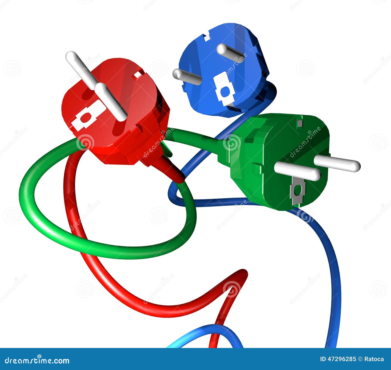 Plug in render design stock illustration. Illustration of power - 47296285