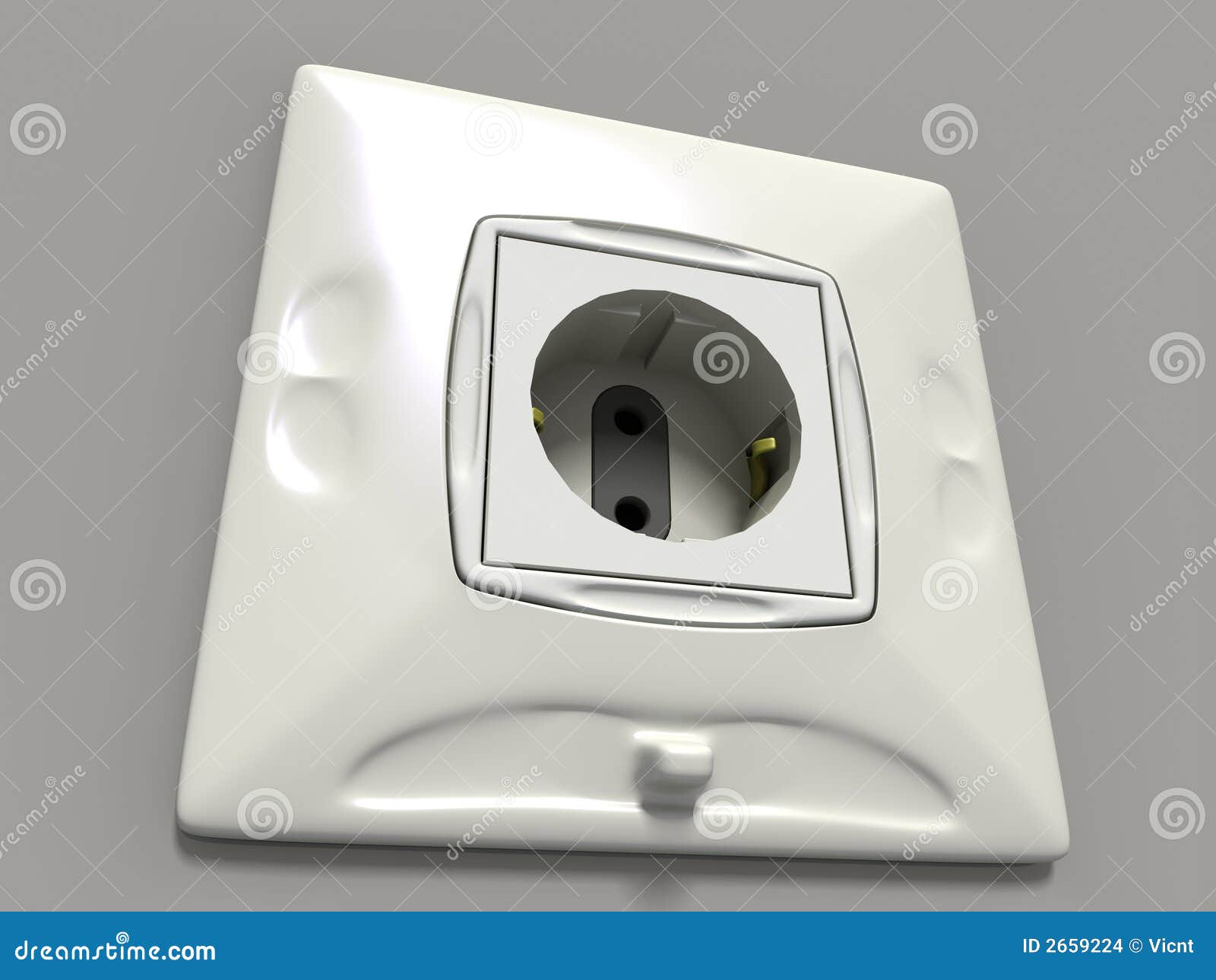 Plug socket stock photo. Image of alternating, macro, electrical - 2659224