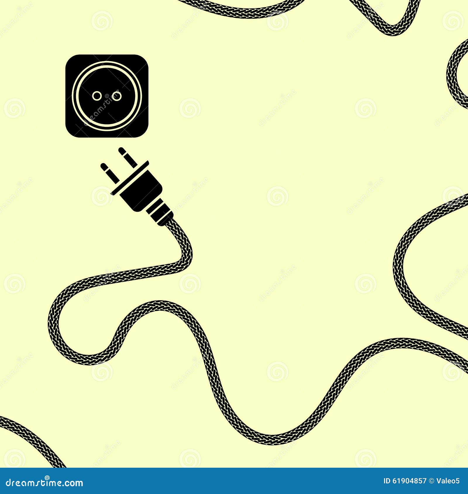 Plug And UK Socket. Three 3 Pin Plug Icon Set. British Socket. Electric ...