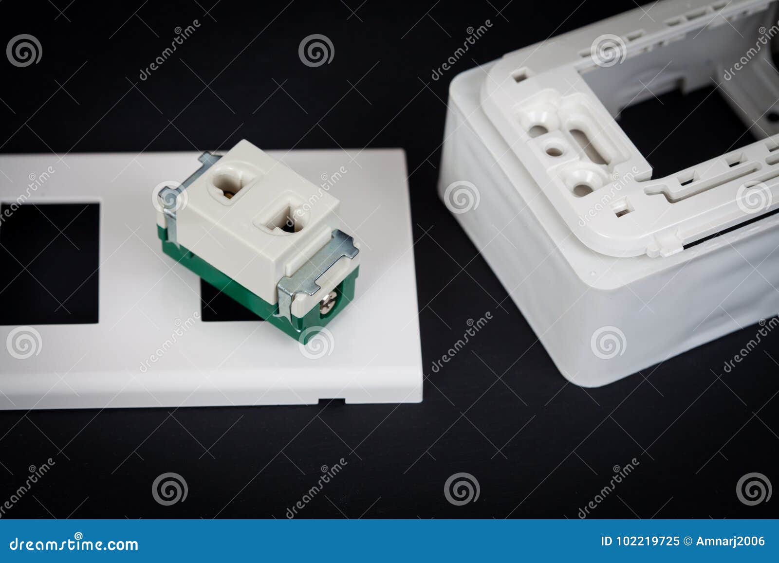 Plug and Socket for Home Electric Stock Image - Image of improvement ...
